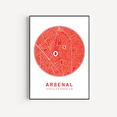 Arsenal Stadium Map