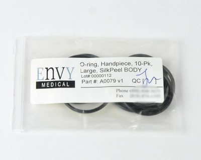 Envy Medical SilkPeel O-Ring Large Body Handpiece Tip O-Rings A0079 v1 ...