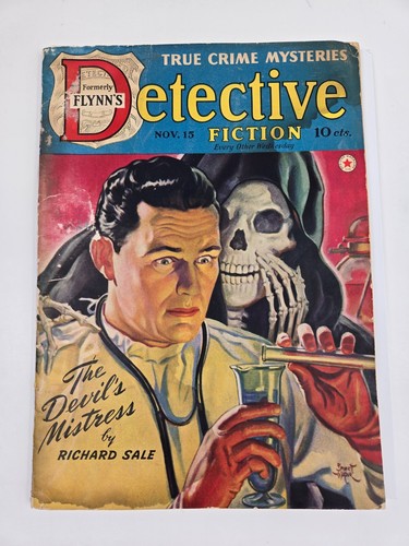 Detective Fiction Pulp Magazine Nov. 1941 "The Devil's Mistress ...