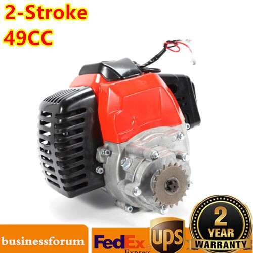2-Stroke 49CC Engine Single Cylinder Start Engine Small Gas Scooters ...