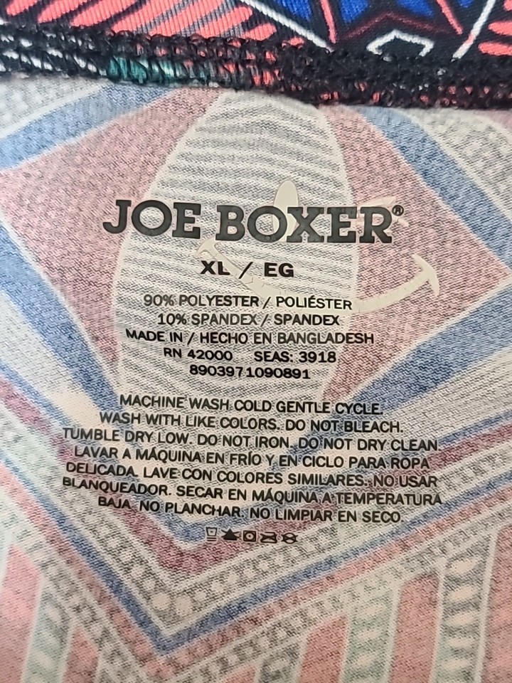 JOE BOXER Women's Lounge/Pajama Multicolored Geometric Design Pants ...