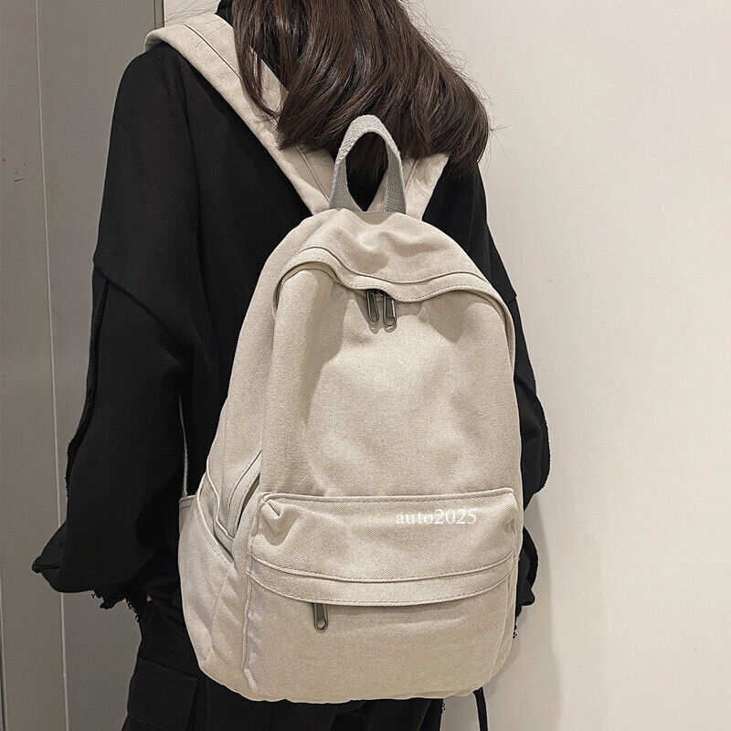Japanese Girls Canvas Backpacks Handbags Satchels Bookbag Denim ...
