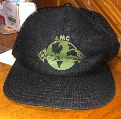 Vintage AMC Logistic Assistant Black New Era Dupont Pro M/L Hat Cap ...