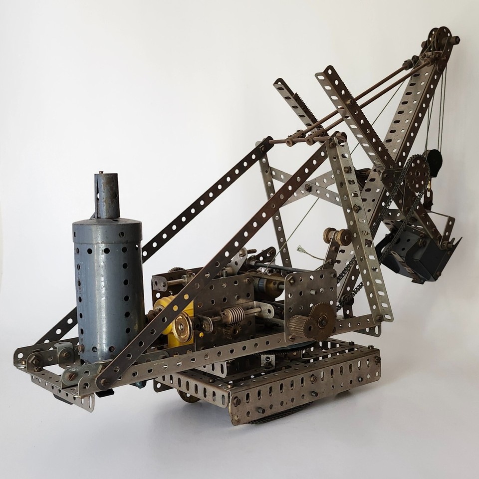 Meccano Steam Excavator Vintage 1929 Super Model 19A or Mechanical ...