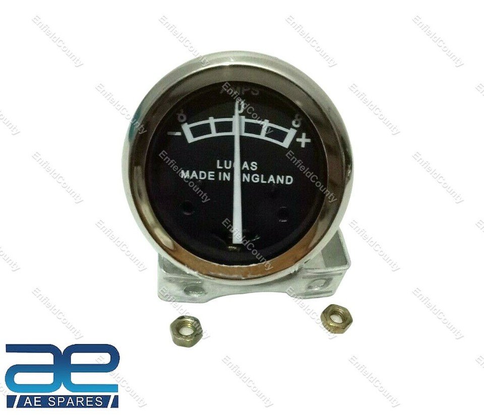 Pair Lucas Ammeter Amp Meter For Triumph Ariel Norton Velocette ...