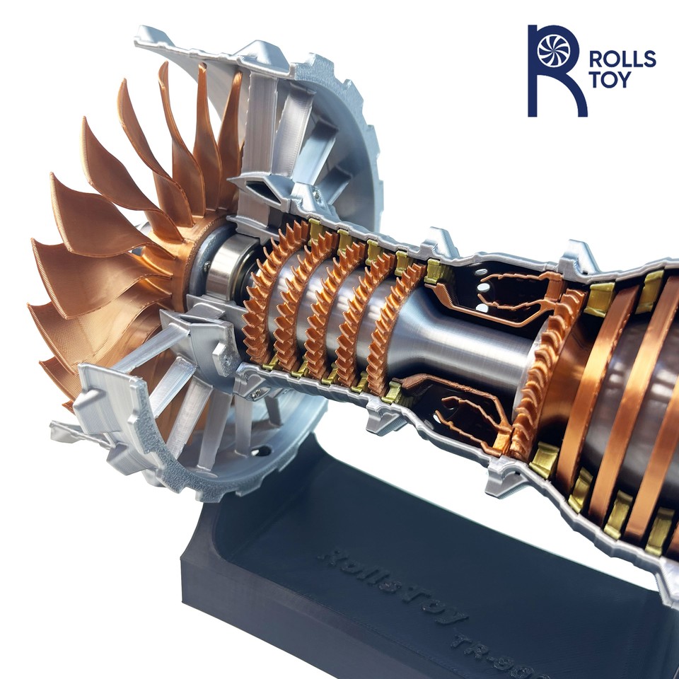 28cm Aircraft Turbojet Engine Model Rotatable ﻿ | eBay