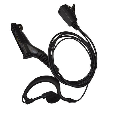 G Shape Earpiece Headset PTT Mic for Motorola APX DGP DP XiR XPR Series ...