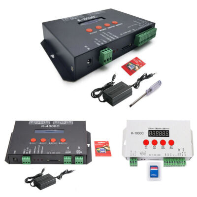 K1000C K4000C K8000C led controller programmable DMX/SPI WS2812B WS2811 ...