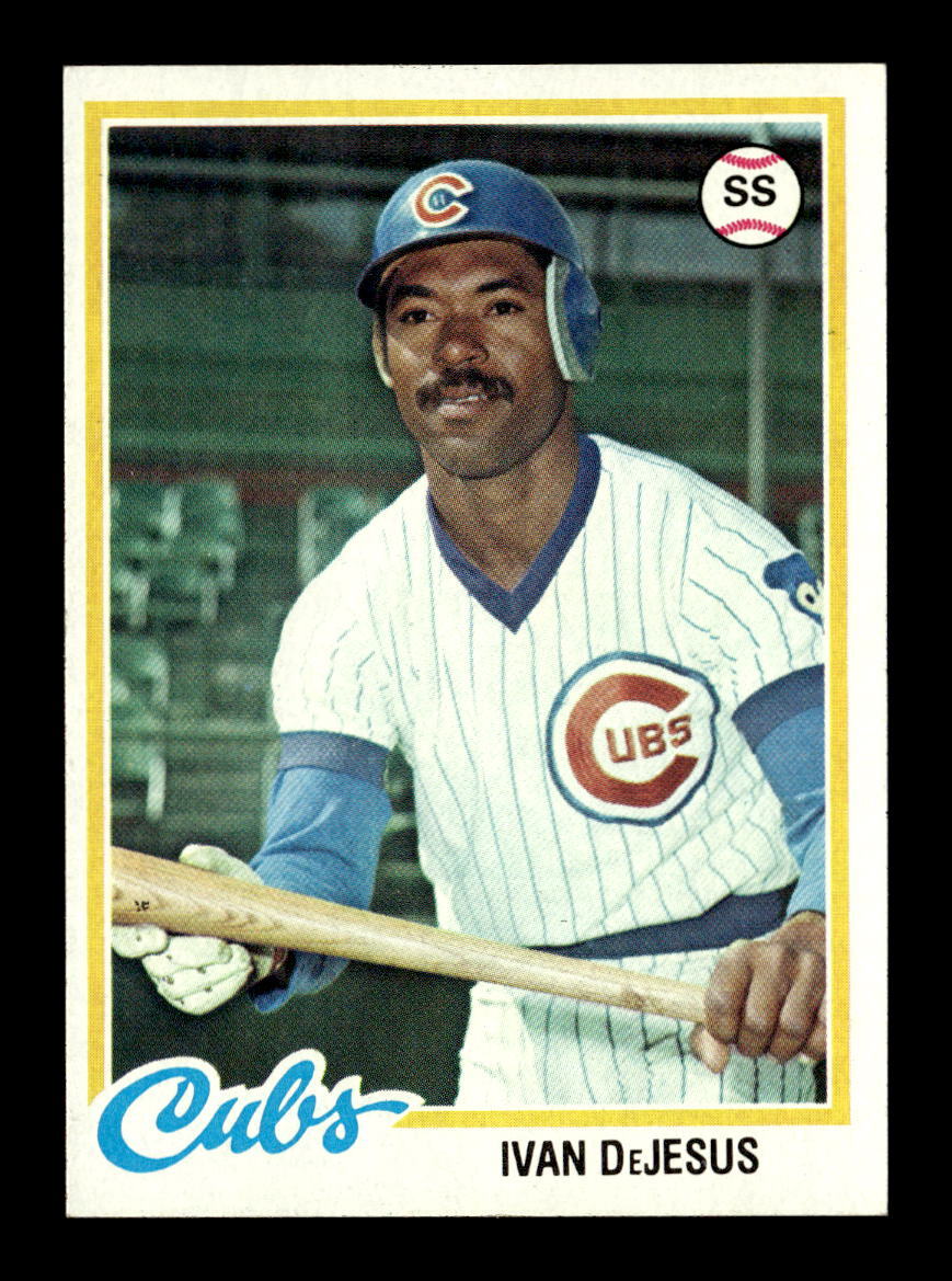 1978 Topps #152 Ivan DeJesus Chicago Cubs Rookie RC EX-MT+ Baseball ...