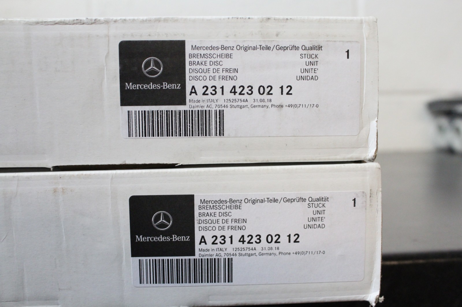 NEW Genuine Mercedes-Benz W205 C-Class C63 AMG REAR Brake Discs X2 ...