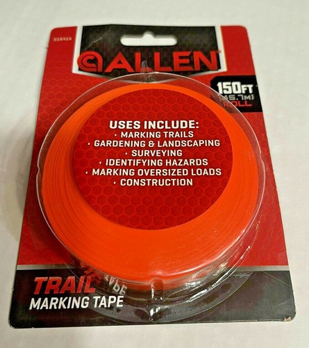Allen Hunting Hiking Trail Marking Flagging Tape 150' Roll ORANGE new | eBay