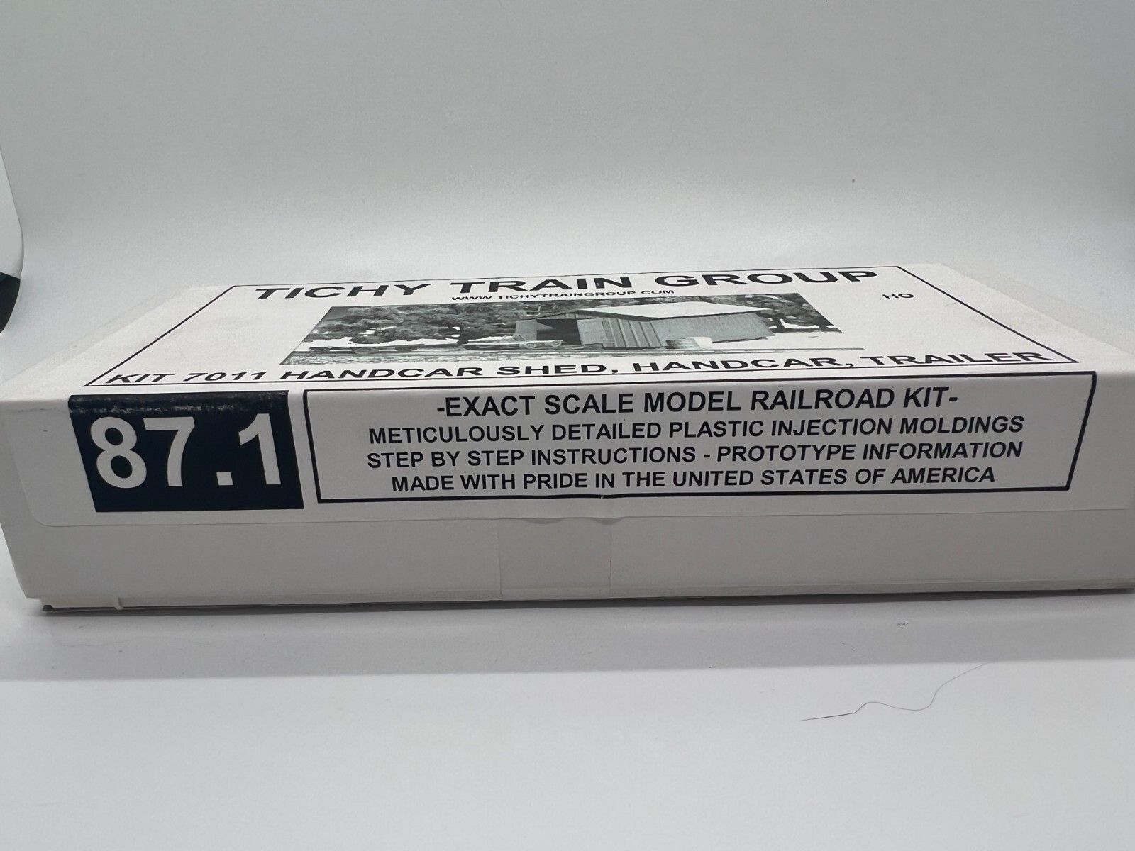 New 2009 Tichy Train Group [HO Scale] Handcar Shed, Handcar, Trailer ...