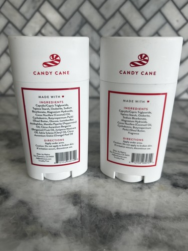 Native Deodorant Candy Cane Lot Of 2 2.65 oz Brand New Aluminum ...