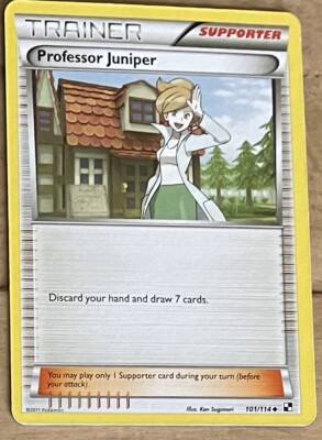 Pokemon Trainer | Professor Juniper (101/114) Supporter | eBay