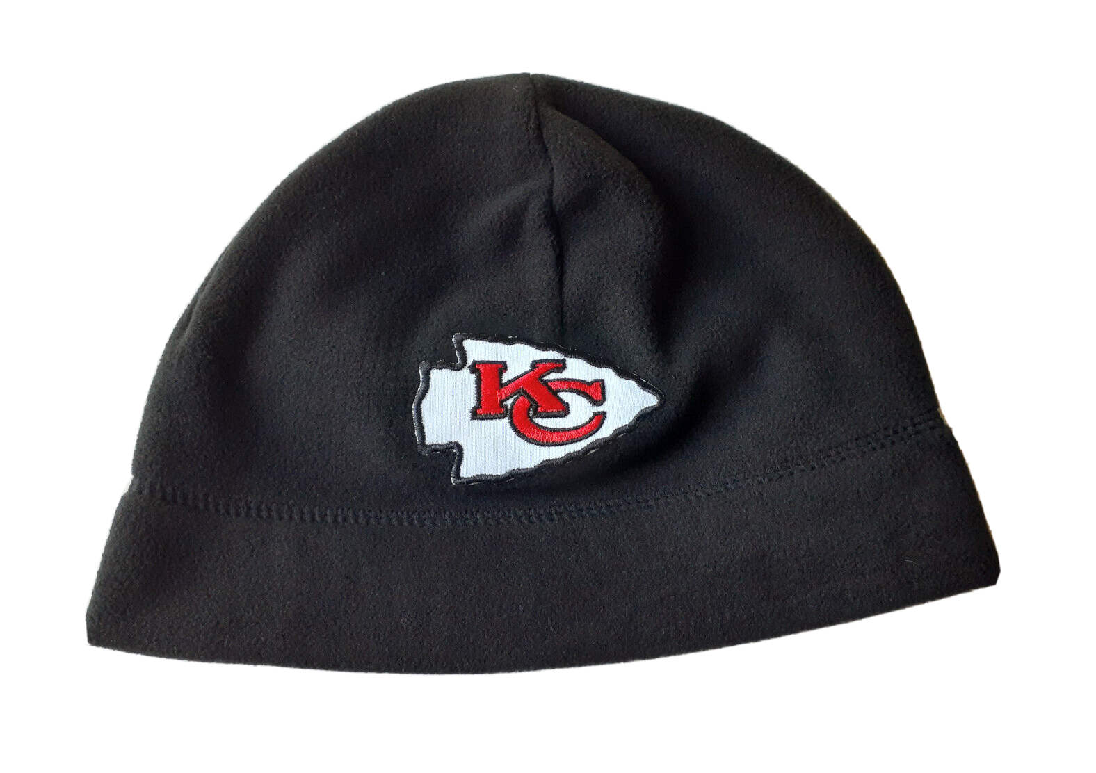 Kansas City Chiefs KC Winter Hat Skull Cap Beanie Fleece Warm Black Red ...