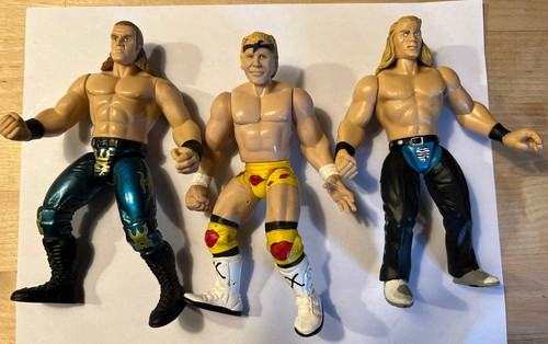 Triple H Shawn Michaels Billy Gun Action Figure Lot Attitude Era WWE ...