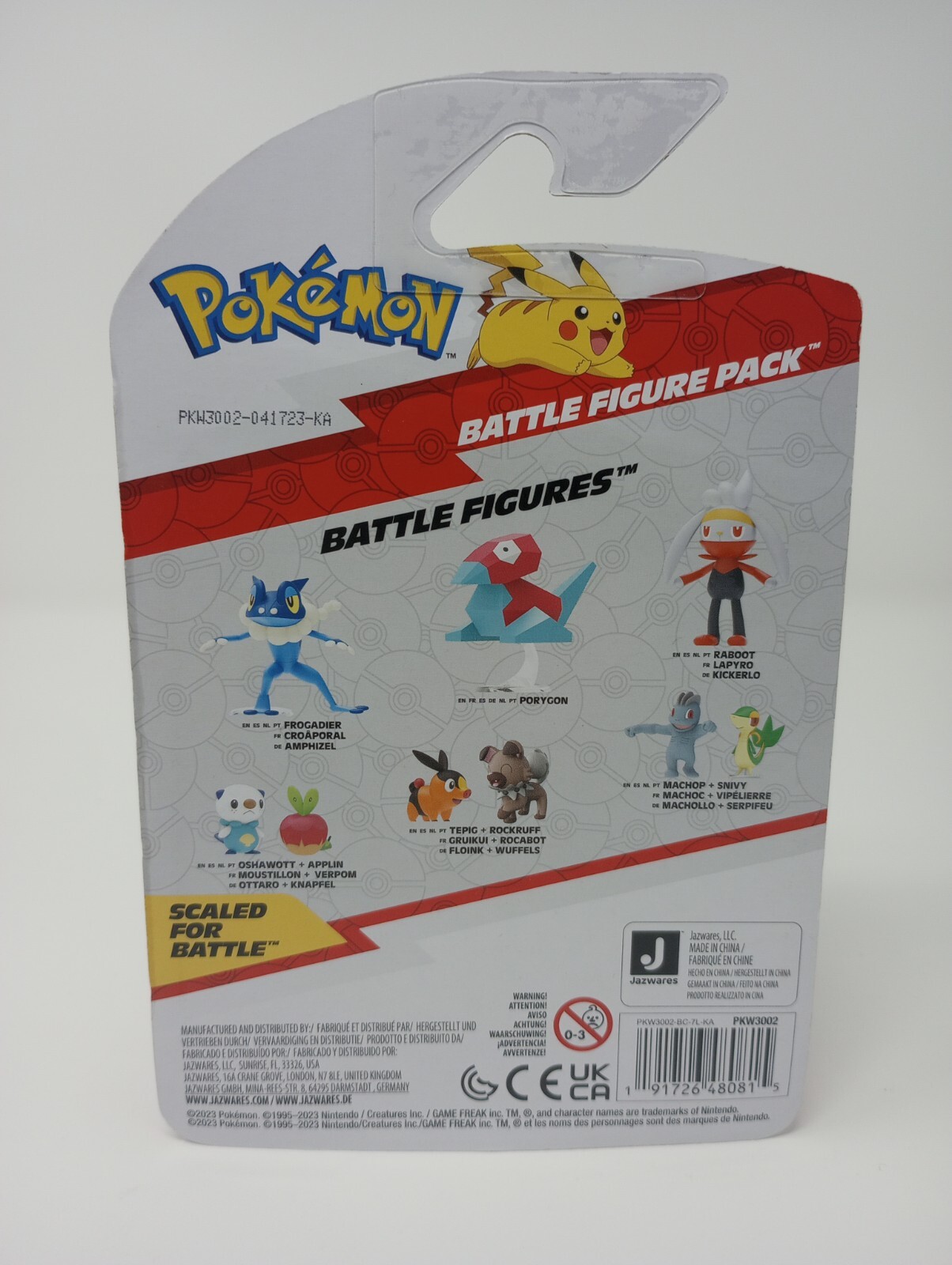 Pokemon Battle Figure Pack: Machop + Snivy (Jazwares, 2023) | eBay