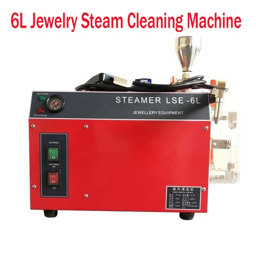6L Water Liquid Steam Cleaner System Cleaning Machine Jewelry Tool | eBay