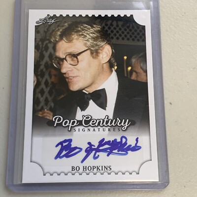 2016 Bo Hopkins AUTO Pop Century Signatures Leaf | eBay