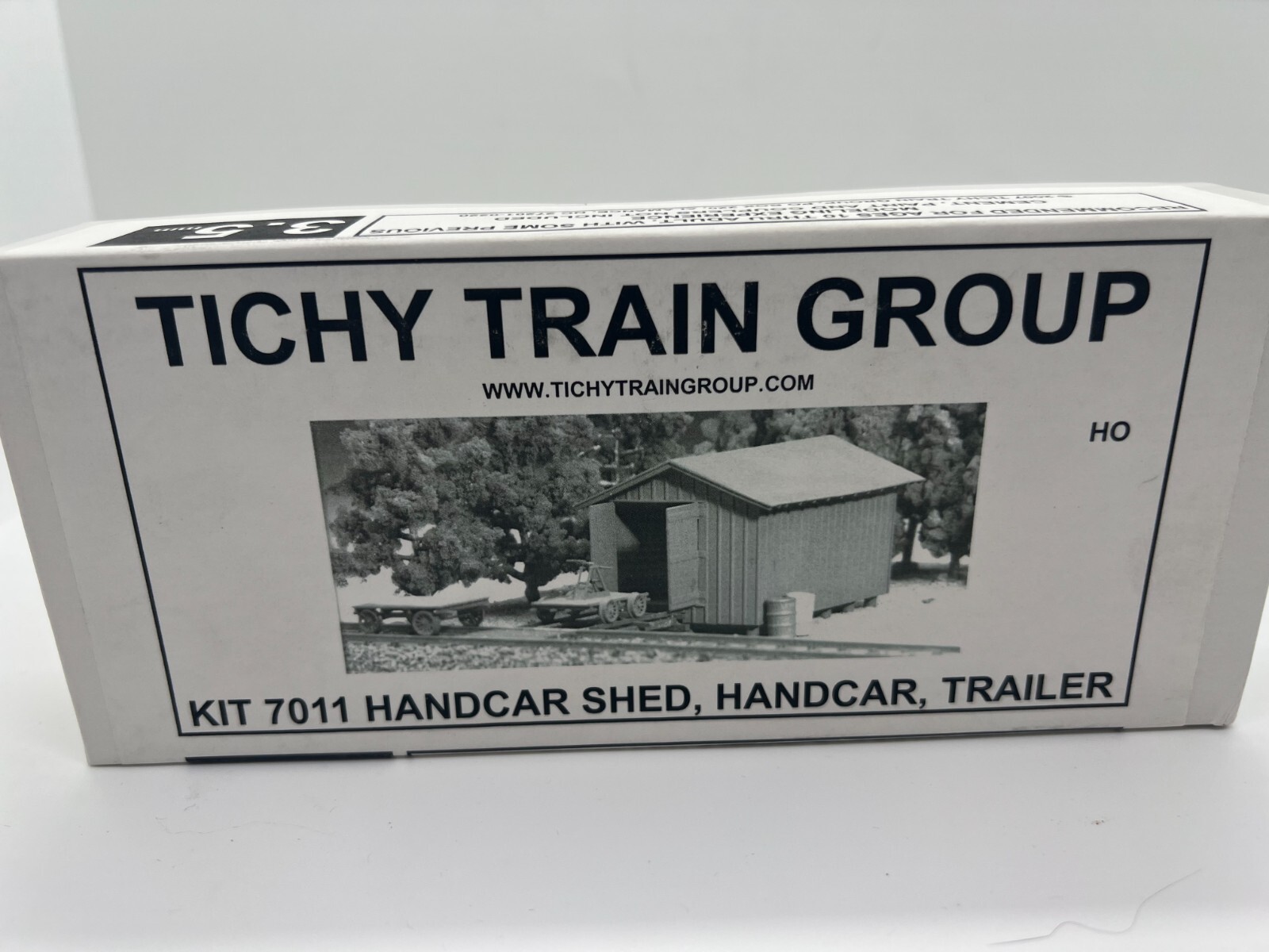 New 2009 Tichy Train Group [HO Scale] Handcar Shed, Handcar, Trailer ...