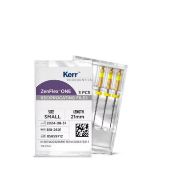 Kerr Dental Endo ZenFlex ONE Reciprocating NITI Files Small 21mm 3/PK ...