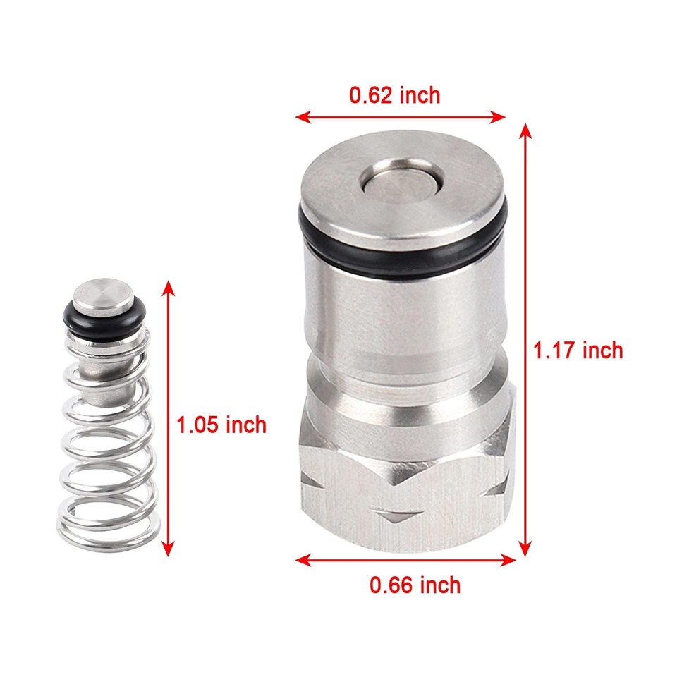 Hgkeke durable Stainless Steel ball lock keg fittings & Crony 1 pair ...
