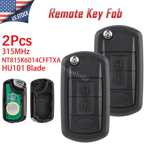 2 Remote Flip Key Fob 315MHz 3B for Land Rover LR3 Range Rover Sport ...