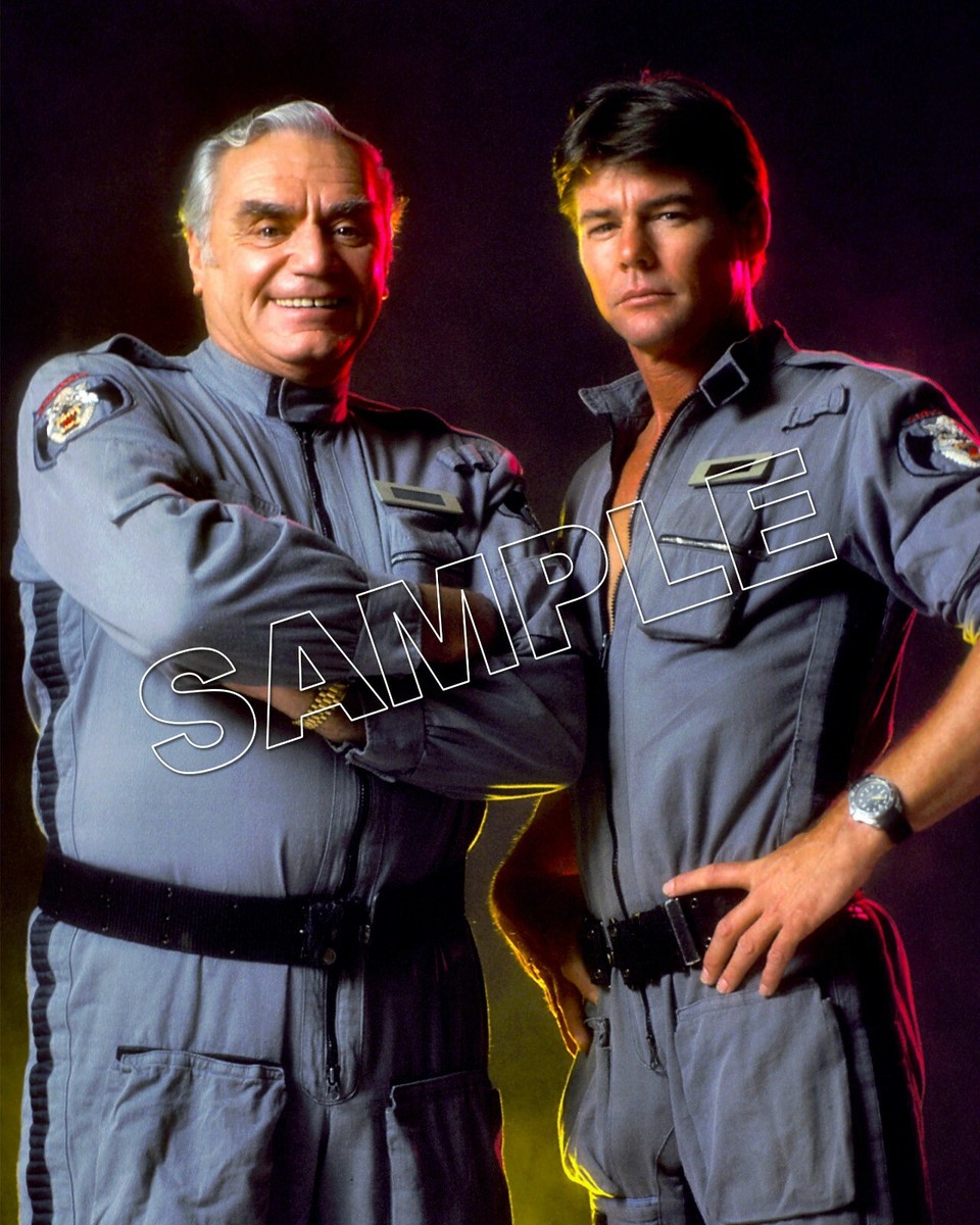 Ernest Borgnine Airwolf Airwolf TV Series Original 7x9 TV Photo Ernest