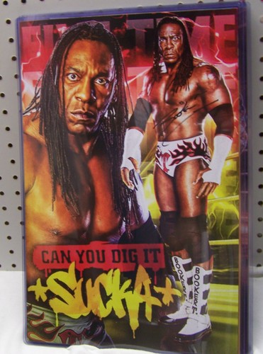TE 11X17 BOOKER T SIGNED WRESTLING POSTER w/COA | eBay
