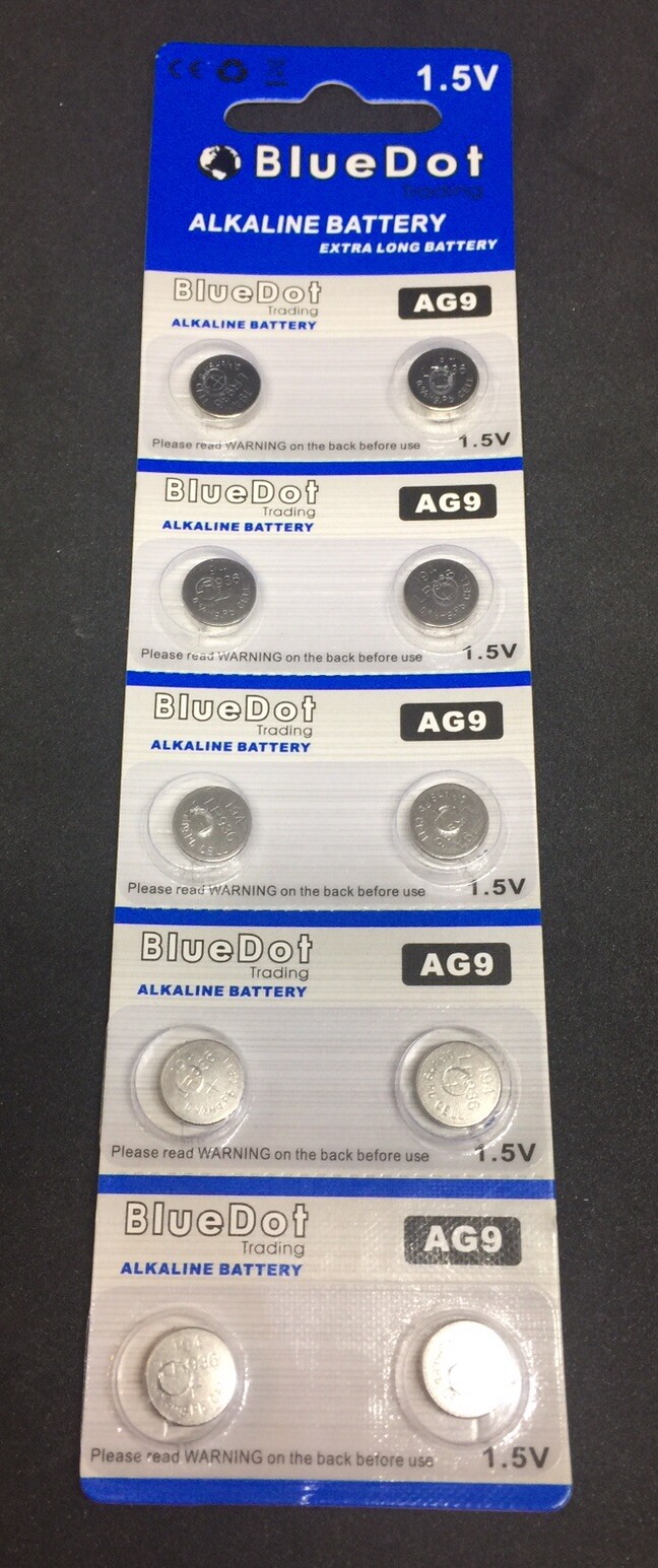 10 - Pack (AG9) 394A 394 SR936SW LR936 LR45 SR45 SR93 Alkaline Watch ...