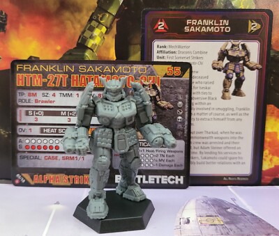 Battletech Hatamoto-Chi Mech Inner Sphere 1st Somerset Strikers Lance ...