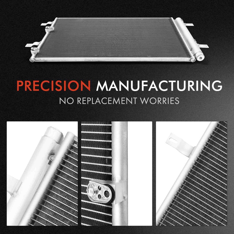 AC Condenser & Cooling Fan Assembly Kit for Ford Edge 07-10 Lincoln MKX ...