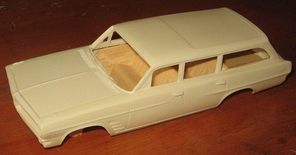 R&R Vacuum Craft Resin 1963 Pontiac Tempest Station Wagon 1/25 Parts ...