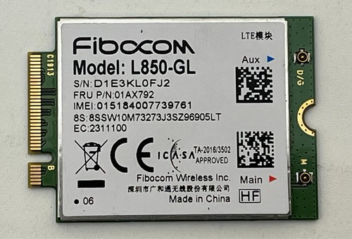 Lenovo ThinkPad Fibocom L850-GL CAT9 WWAN Module | eBay
