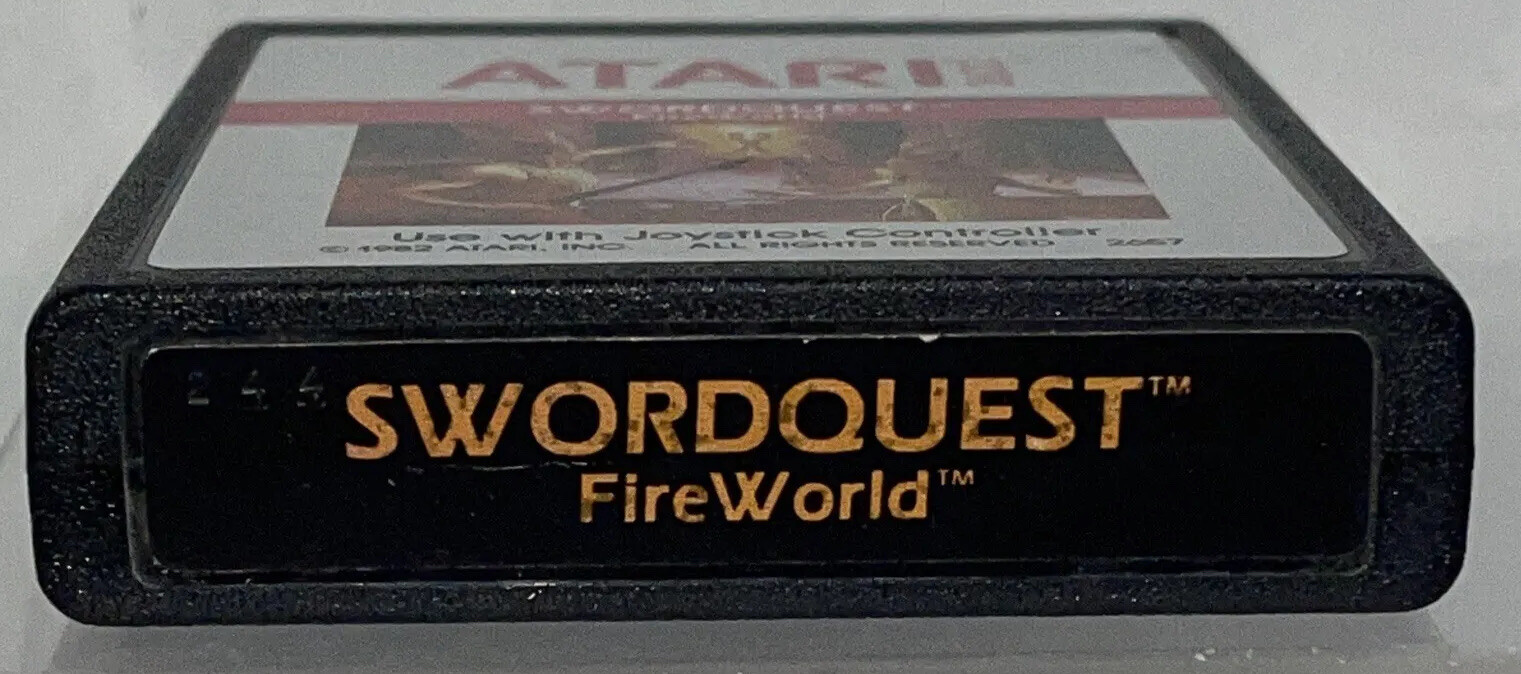 Swordquest Fireworld (Atari 2600, 1982) RARE | eBay