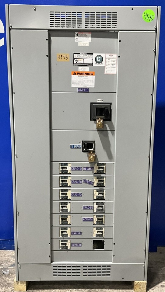 Siemens 1200 Amp 480V Panelboard 3P 3W P5F75N2120FTS 🟦 | eBay