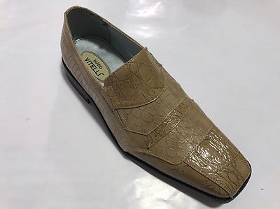 Men's Dress Shoes HUGO VITELLI, Color Oyster Square toe. Man made | eBay