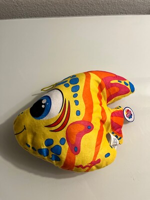 Nanco PLUSH Tropical Yellow Angelfish Stuffed TOY 8" with Tags | eBay