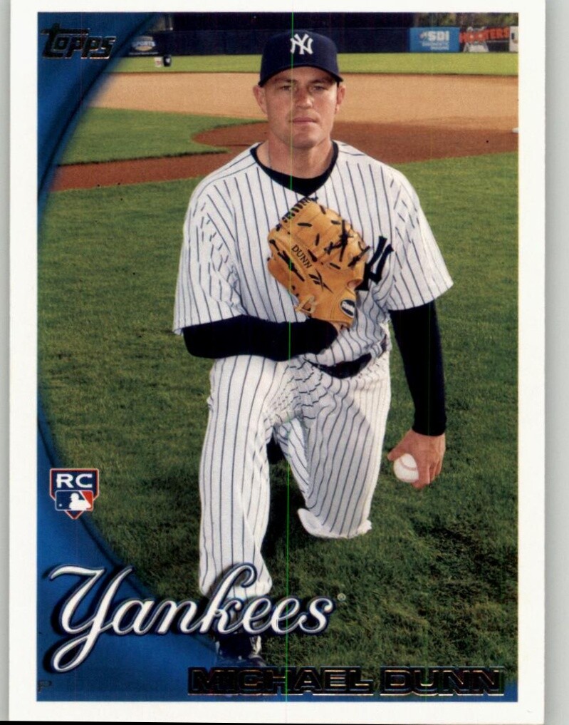 2010 Topps Michael Dunn Rookie #34 RC New York Yankees | eBay