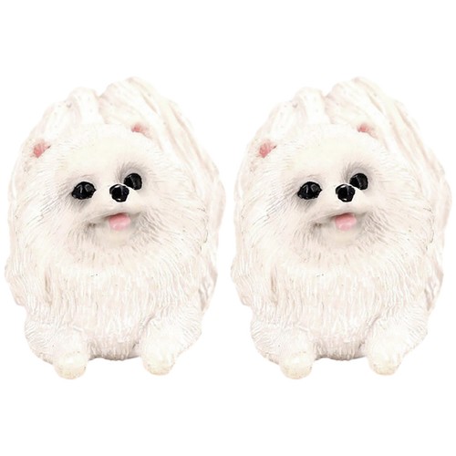2pcs Simulation Realistic Dog Model Fake Dog Model Lifelike Simulated ...