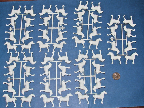 28 Jordan ho White CIRCUS / FARM DRAFT HORSES for Model Train Layouts ...