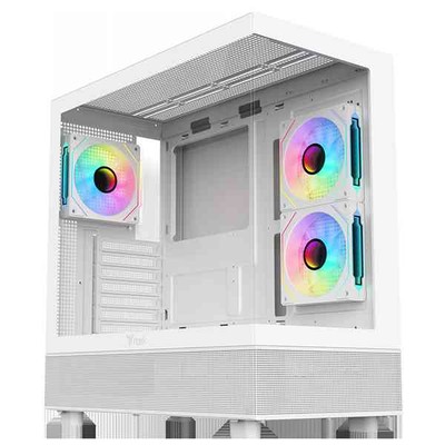 CASE GAMING TOWER SHOWBUI 42W - NO ALIMENTATORE - ARGB FAN - BIANCO ...