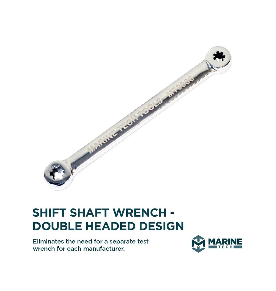 Marine Tech Tools Shift Shaft Wrench, Fits Mercury, Suzuki, and Yamaha ...