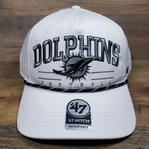Miami Dolphins '47 Hitch Rope Snapback Hat Cap White NEW | eBay