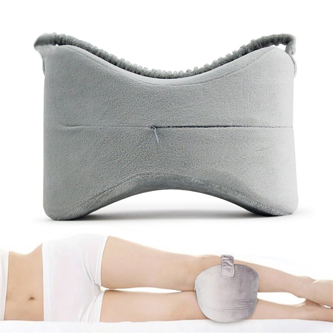 Leg Support Memory Foam Pillow Wedge Knee Pads Pressure Relief Back ...