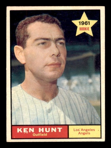 1961 Topps Baseball #156 Ken Hunt VG/EX *e1 | eBay