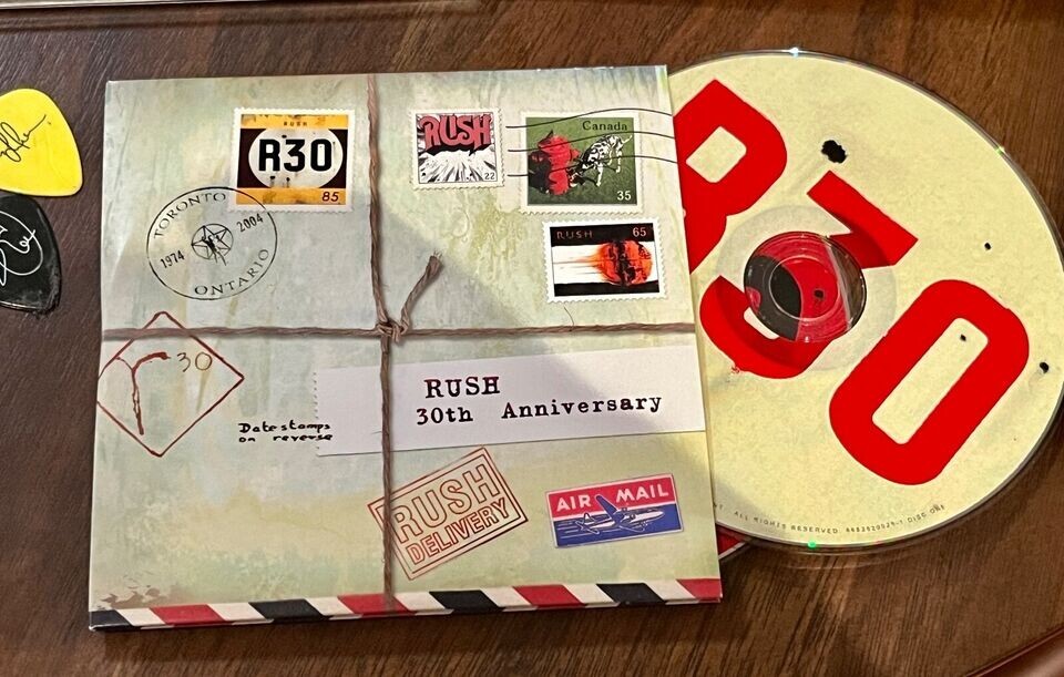 RUSH BAND SIGNED R30 DELUXE DVD/CD COVER X3 FULL COA ROGER EPPERSON | eBay