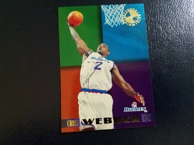 Chris Webber Bullets Topps Stadium Club #3 1994-95 Members Only | eBay