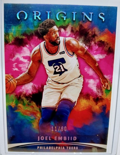 2021-22 Panini Origins Pink Parallel- Joel Embiid /60 Philadelphia ...