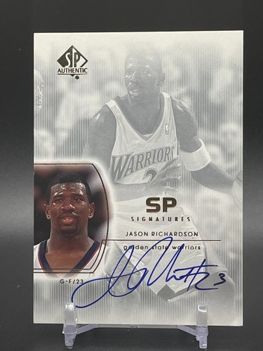 2002-03 SP Authentic SP Signatures Jason Richardson Auto WARRIORS | eBay